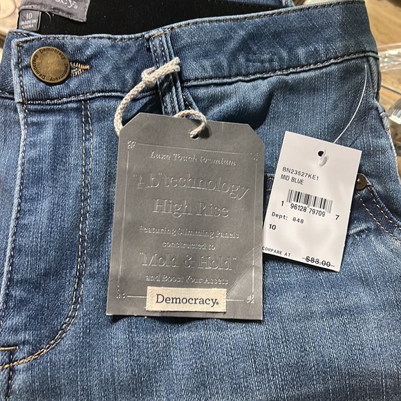 Democracy | Jeans | 3 Democracy Luxe Touch Premium Mid Blue High Rise ...